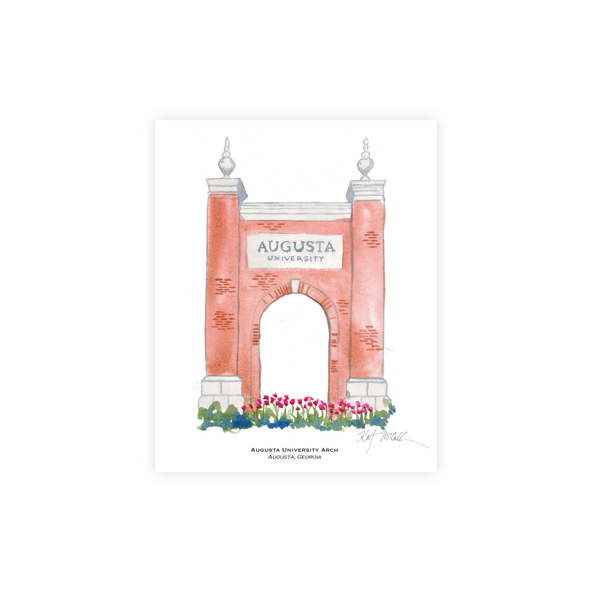 Augusta University Print 8x10 – Kat McCall Papers