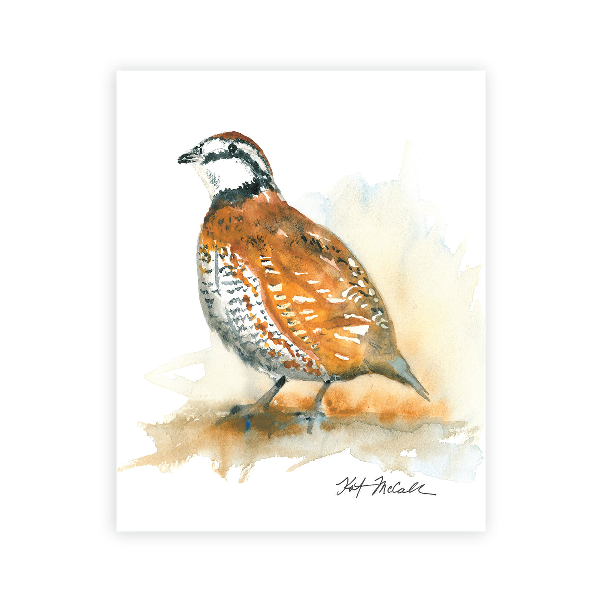 Quail Print 11x14 - Preston Collection – Kat McCall Papers